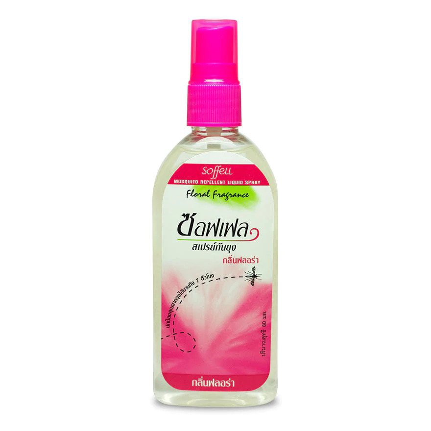 Soffell ซอฟเฟล สเปรย์กันยุง กลิ่นฟลอร่า - HealthCarePlus